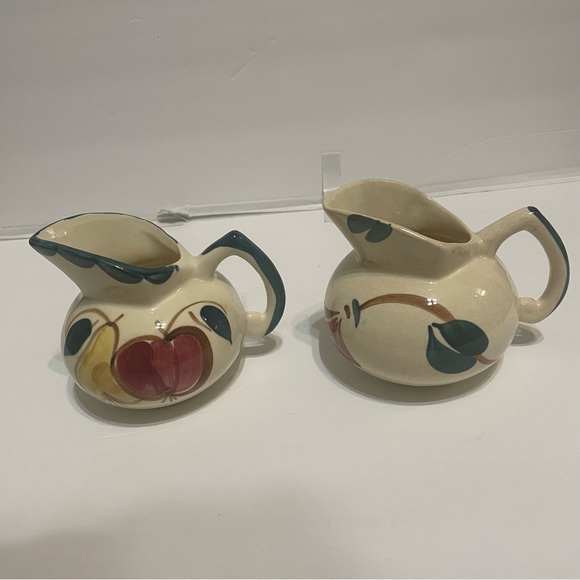 Purinton Slip Ware | Dining | 4mini Creamer Pitcher Set Ceramic ...